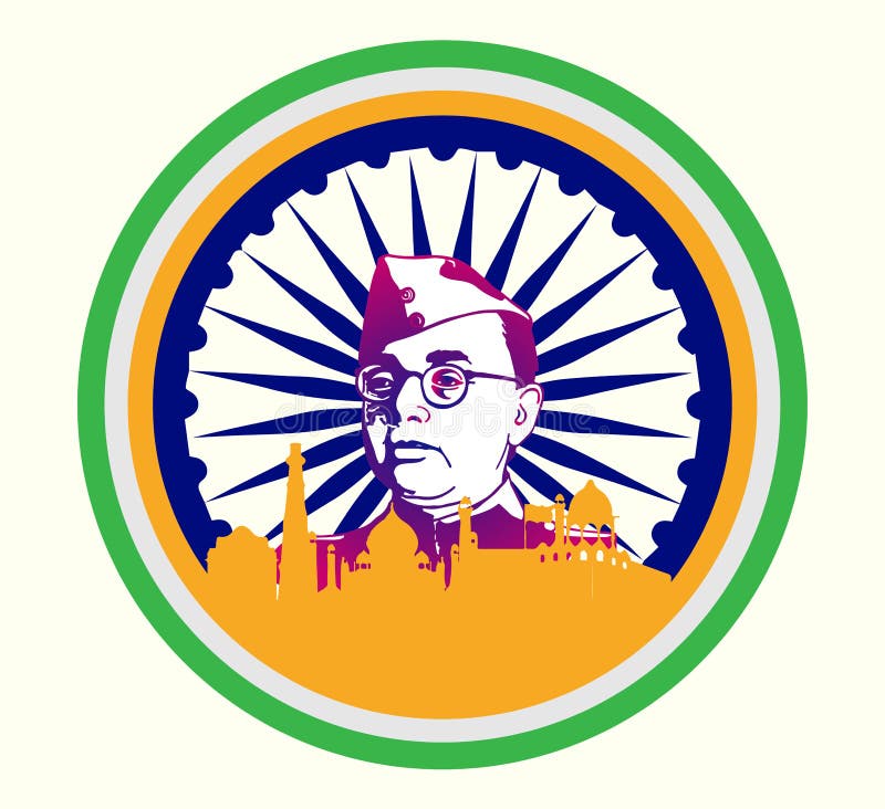 Subhash Chandra Bose Jayanti Banner Design Stock Illustration ...
