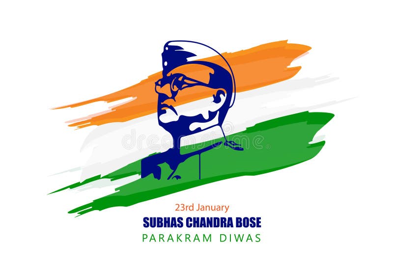 Subhash Chandra Bose Jayanti Banner Design Stock Illustration ...