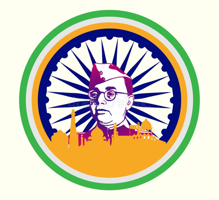 Subhash Chandra Bose Jayanti Banner Design Stock Illustration ...