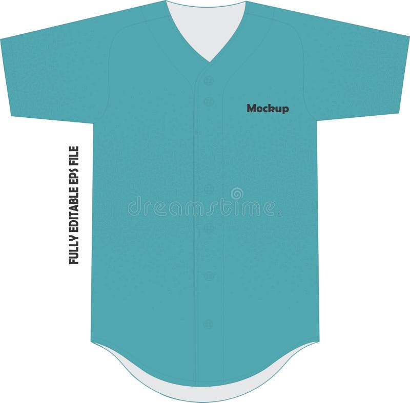 Sublimated Baseball Jersey Mock Ups Templates Stock Vector ...