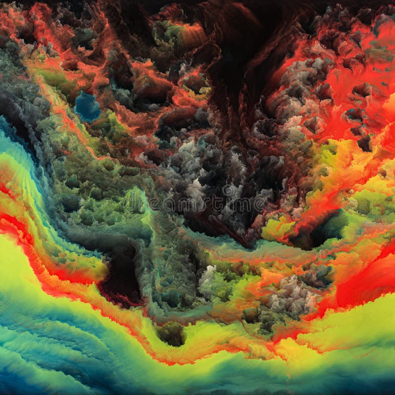 Sublimation of Elevated Textures Stock Illustration - Illustration of ...