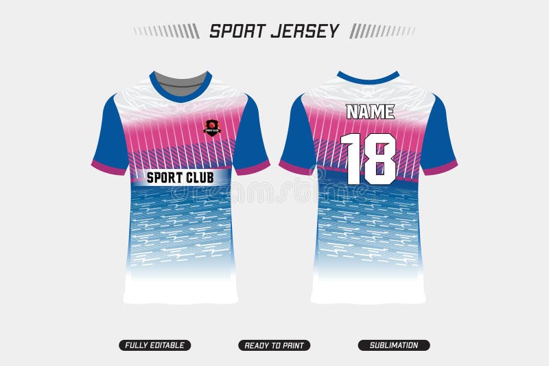 Sublimation Fully Printed Jersey Design. Sport Jersey Design. Sport ...