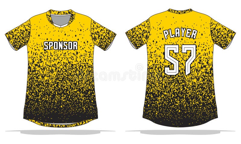 Sublimation Jersey Pattern Background Template Stock Vector ...