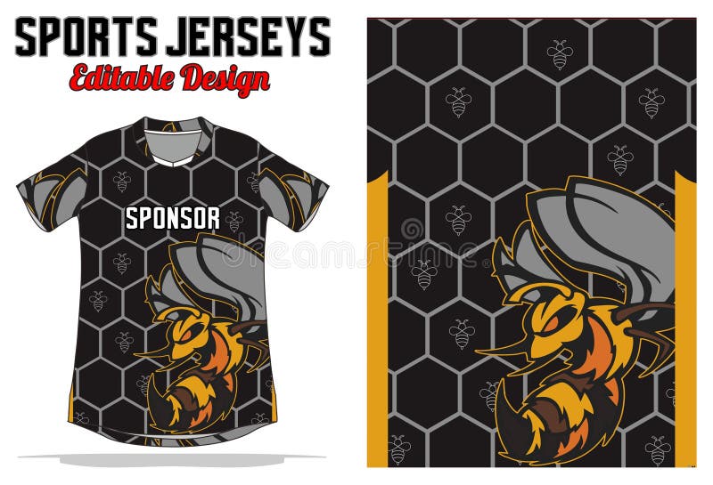 Sublimation Jersey Pattern Background Template Stock Vector ...