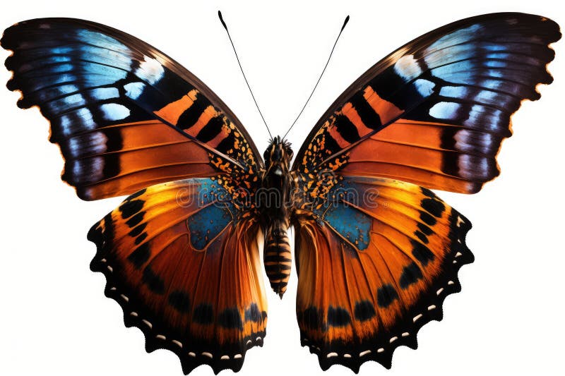 Butterfly Wings Sublimation PNG. Isolated on White Background. Stock ...