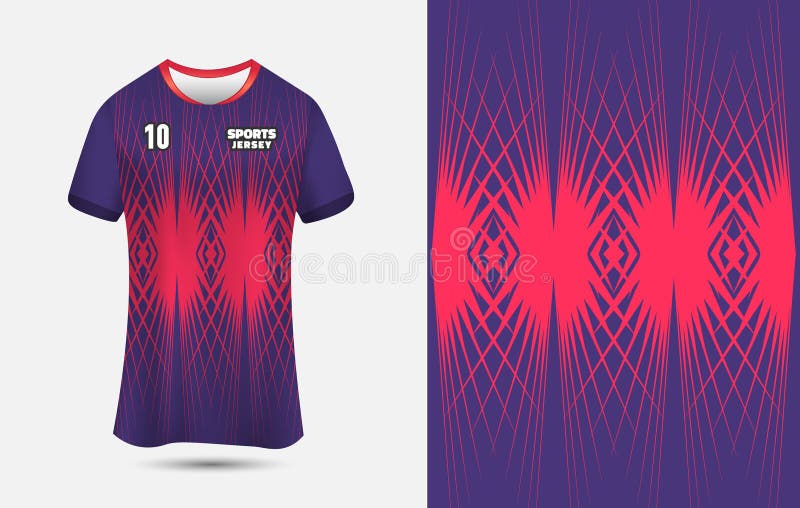 Sublimation Sports Jersey Design Vector. Customizable Jersey Design for ...