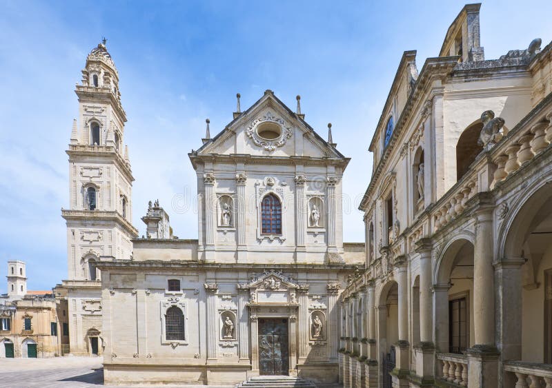 The Sublime Art of the Stone of Lecce Stock Image - Image of church ...