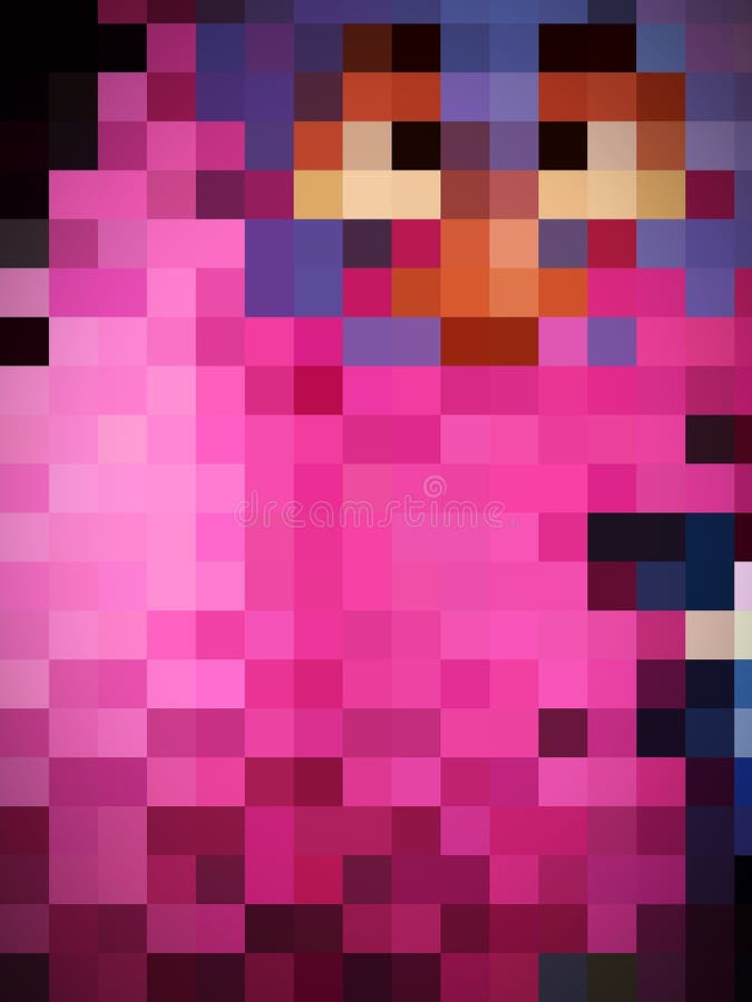 Sublime Pattern of Colored Squares on Abstract Pink Surface Textures ...