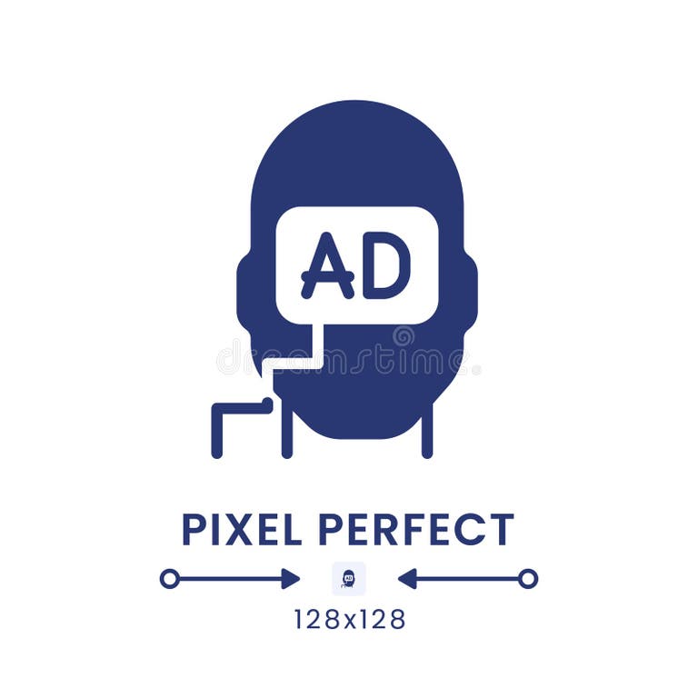 Subliminal Advertising Black Solid Desktop Icon Stock Vector ...