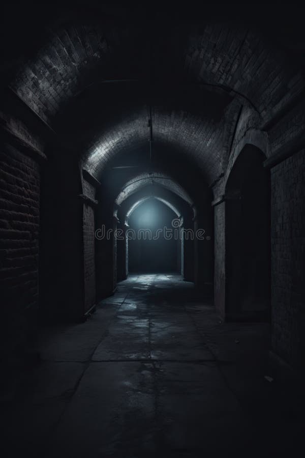 Subliminal Messaging, Liminal Space. Dark Cross Way Stock Illustration ...