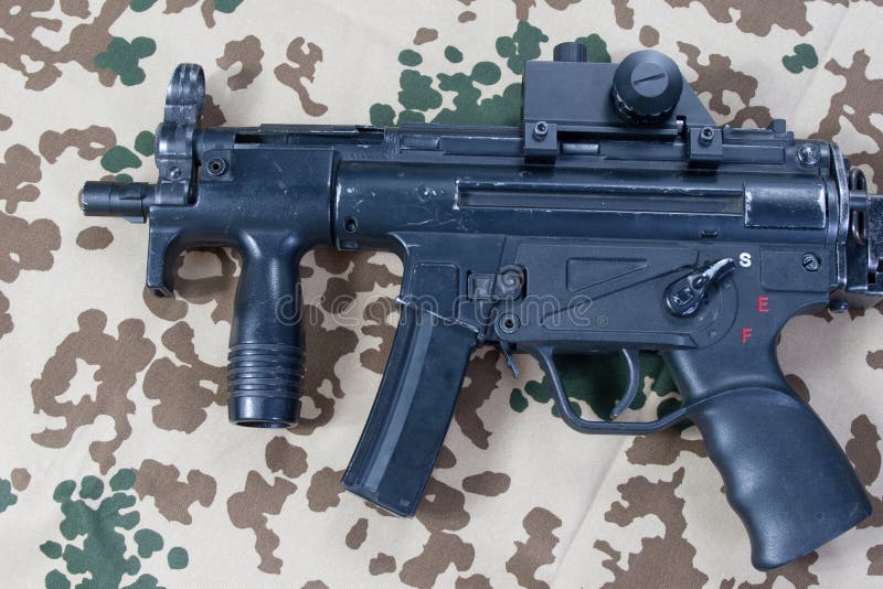 Camouflaged Machine Gun on White Stock Image - Image of army, bullet ...