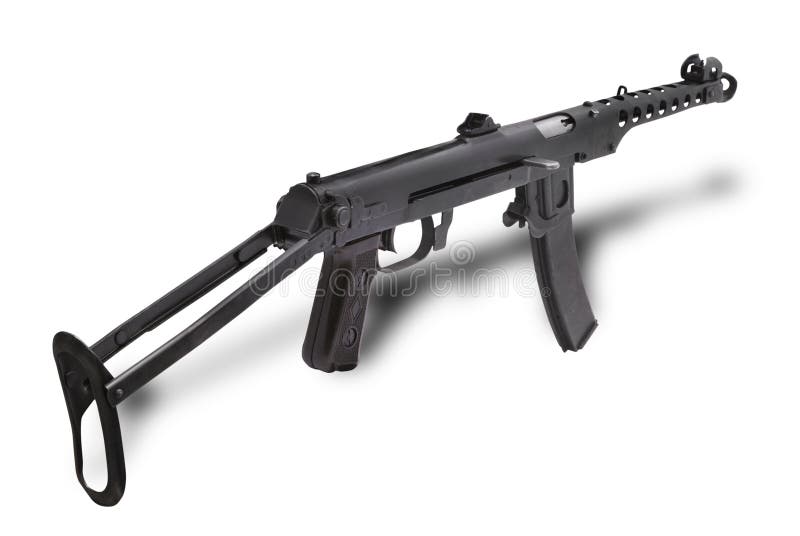 Submachine gun PPS43 stock photo. Image of handgun, army - 8859246