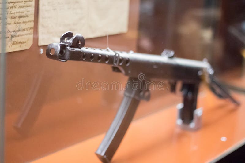 Submachine Gun Sudaev PPS. World War II Editorial Stock Photo - Image ...
