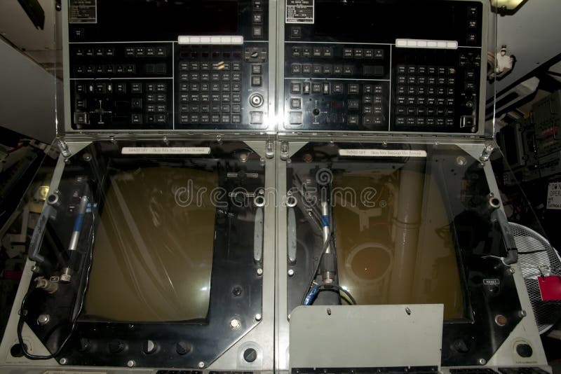 Submarine Control Panel stock photo. Image of inside - 120705050