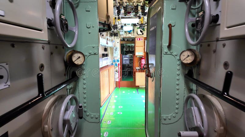 Submarine Crew Quarters and Sleeping Bunks Stock Video - Video of ...