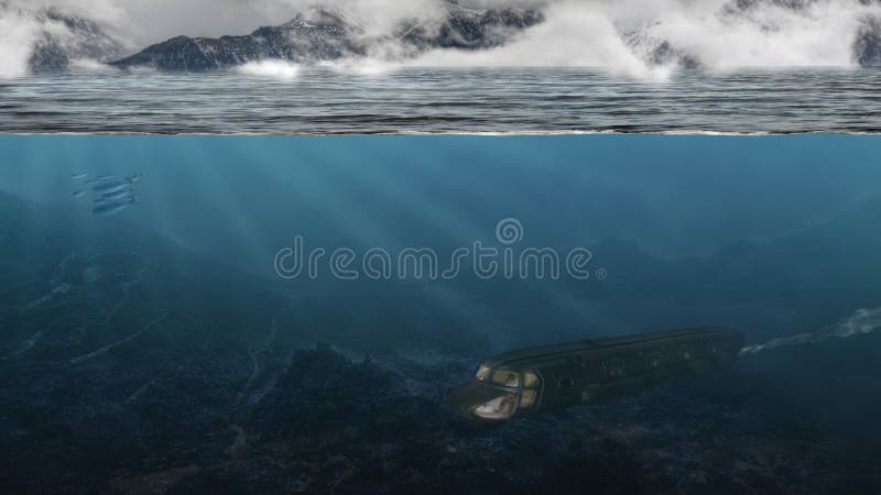 Submarine exploring stock image. Image of marine, ocean - 24494947
