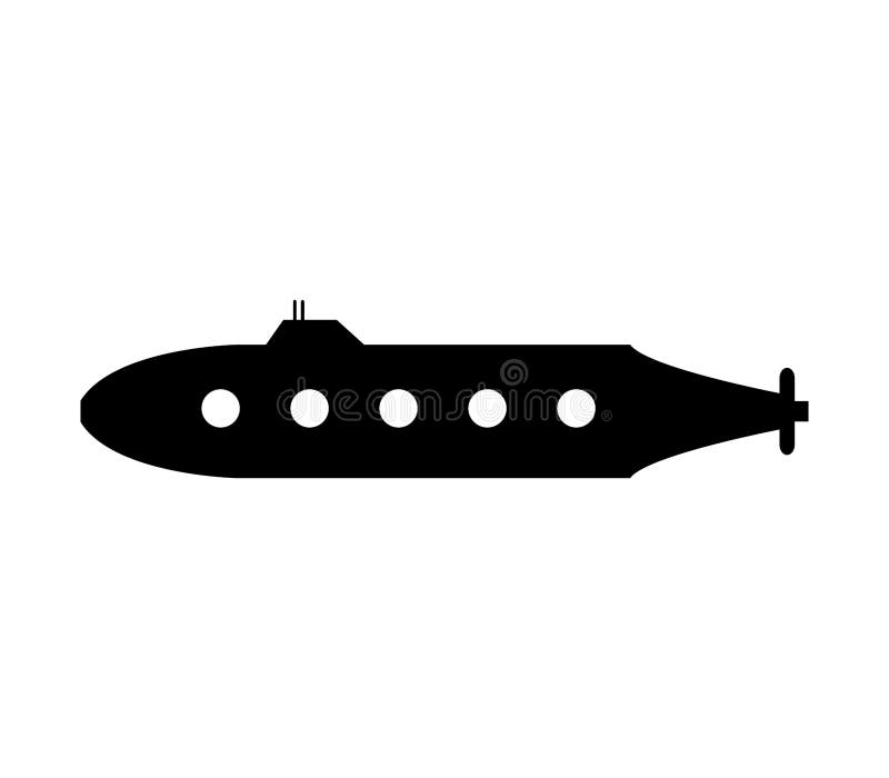 Submarine icon stock illustration. Illustration of naval - 111063374