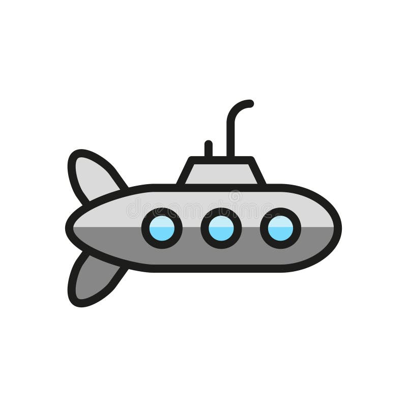 Submarine Icon Vector Design Templates Simple and Modern Stock Vector ...