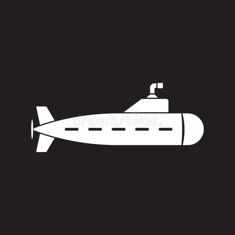 Submarine icon vector stock vector. Illustration of underwater - 313470331