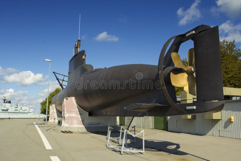 Submarine in Copenhagen stock photo. Image of copenhagen - 99914874