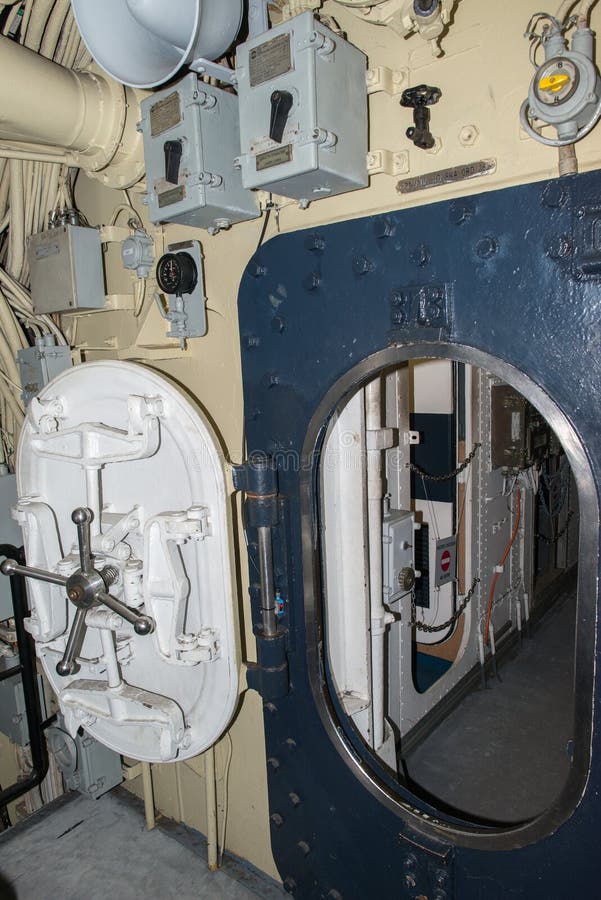 Submarine Open Door Port Hole Stock Photo - Image of motor, meter: 65539078