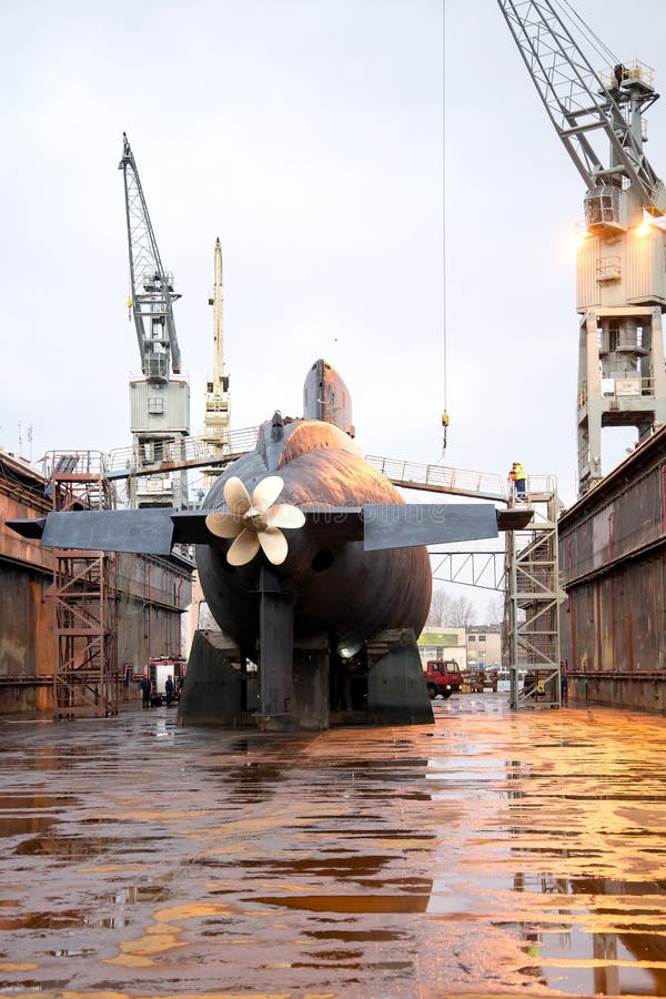 Submarine editorial photography. Image of hull, stabilizers - 36404247