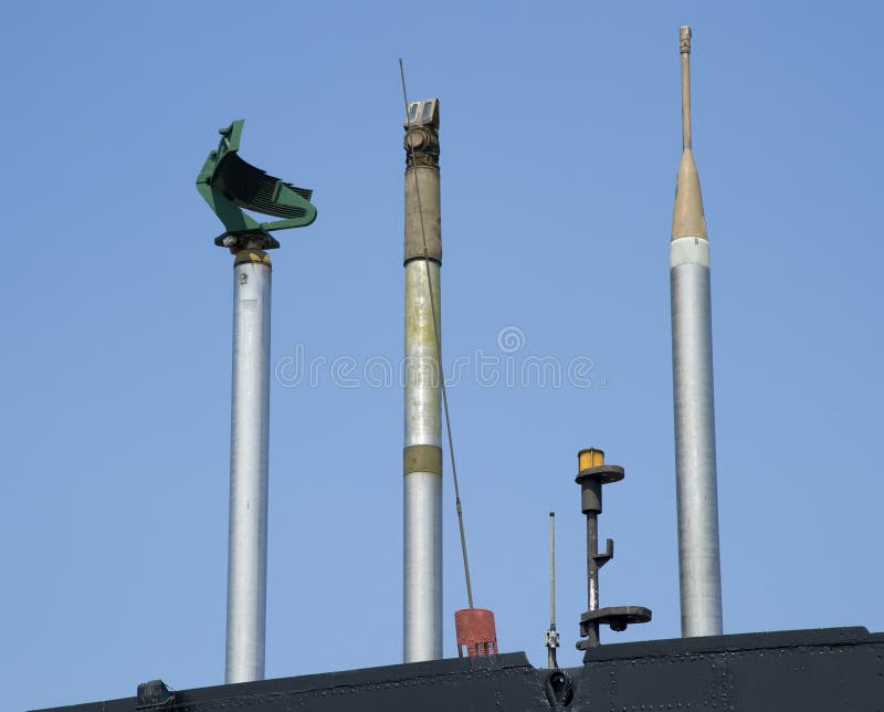 Submarine periscopes stock photo. Image of british, military - 32288636
