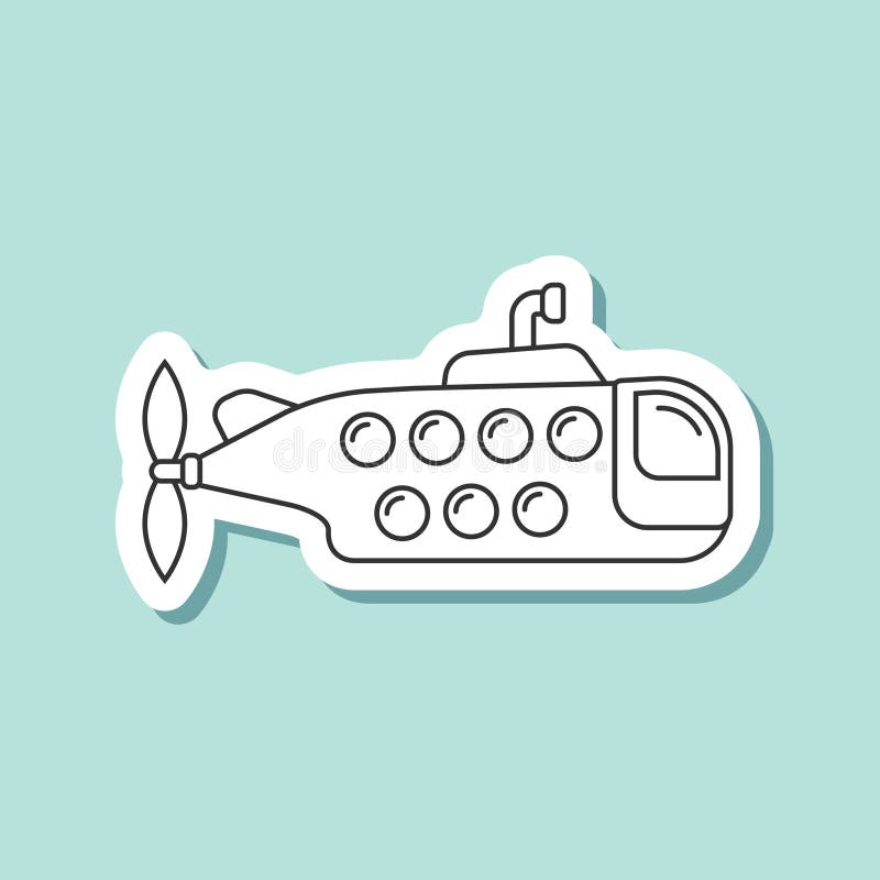 Linear Vector Submarine Icon Stock Illustrations – 2,754 Linear Vector ...