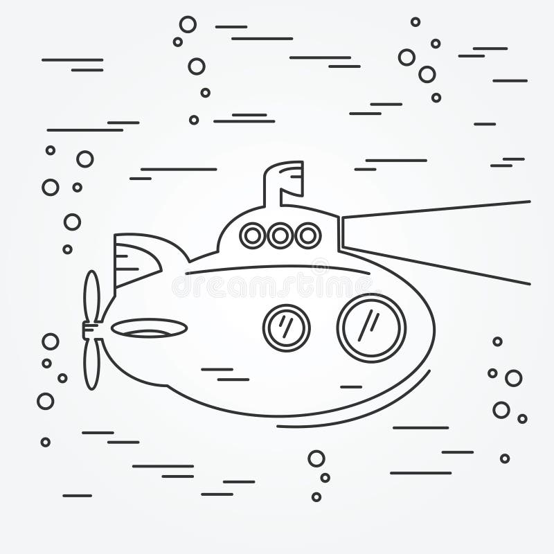 Submarine Line Drawing Stock Illustrations – 478 Submarine Line Drawing ...