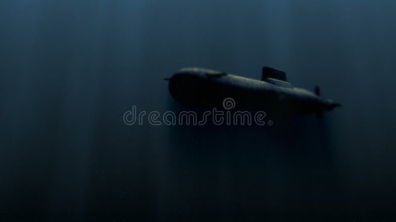 A Modern Submarine Gracefully Navigates Underwater Depths Showcasing ...