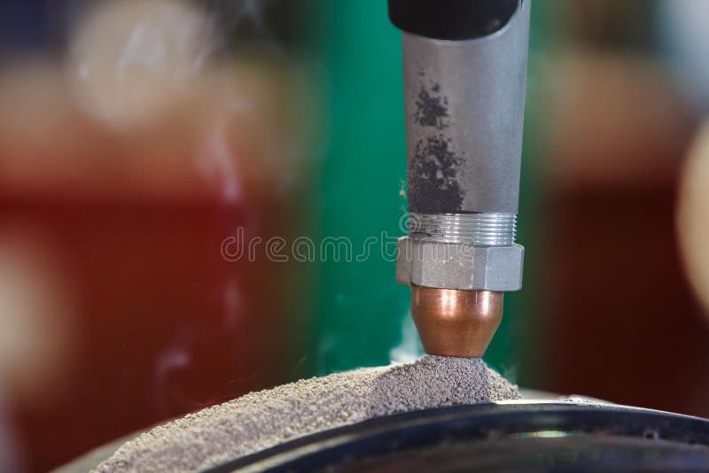 Submerge Arc Welding Process for Hard Surfacing Stock Photo - Image of ...