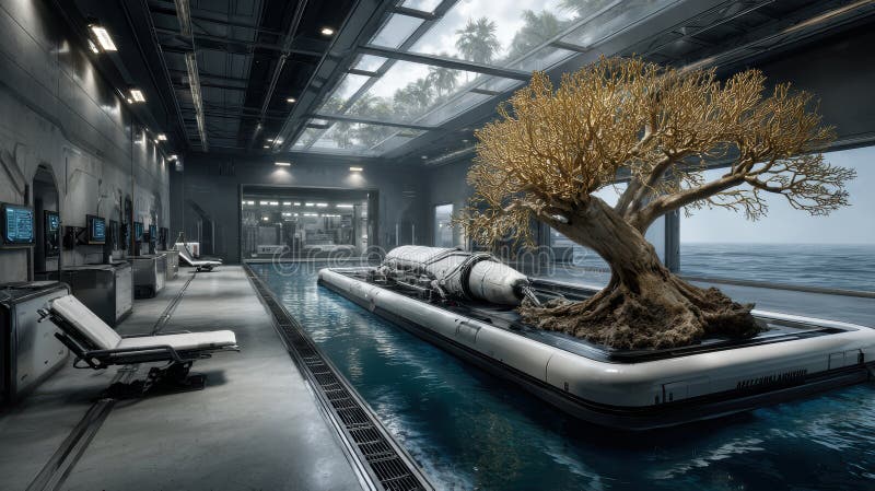 Submerged Ai-controlled Coral Regeneration Pod Editorial Photography ...