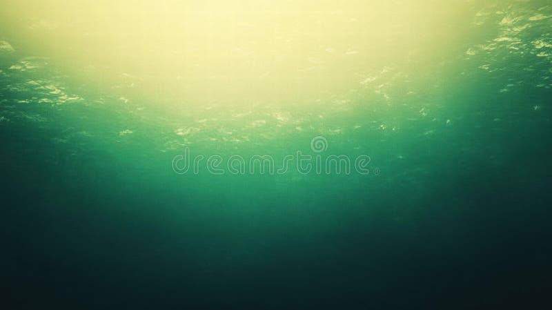 Submerged in Green, a Deep Dive into an Abstract World Stock Photo ...