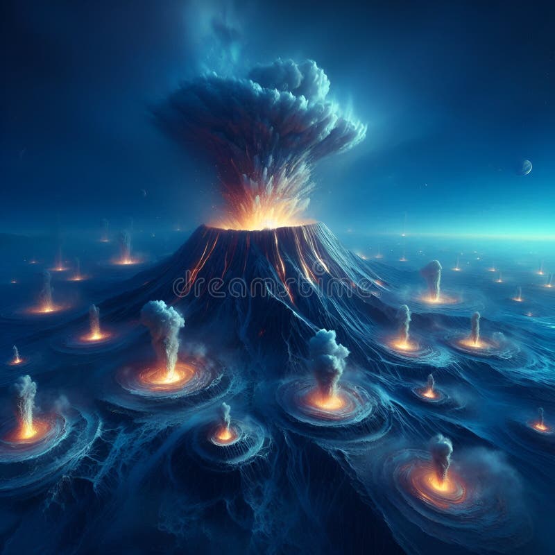 Submerged Inferno: Explosive Undersea Volcanic Activity, Generative AI ...