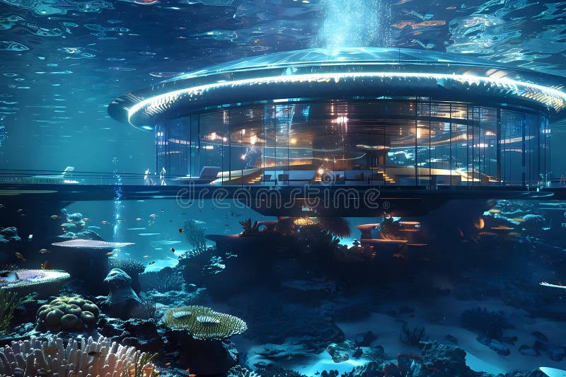 Submerged Structure, an Underwater Habitation Marvelously Designed with ...
