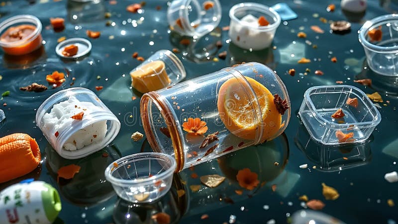 Submerged Transparent Containers Drift in a Continuous Cycle of Ocean ...