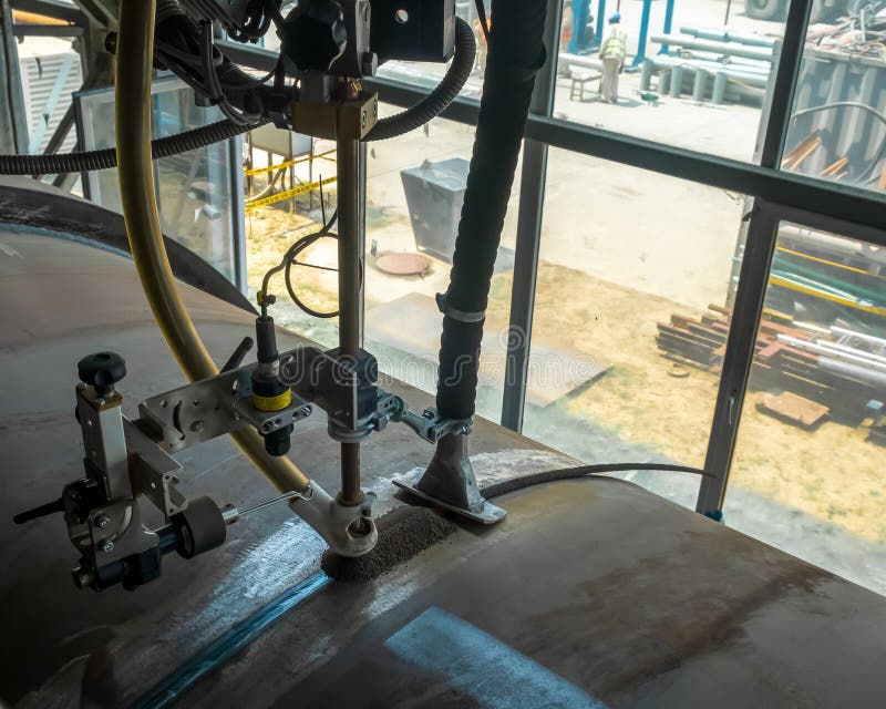 Submerged Welding. Automatic Welding. Automated Pipe Welding Process by ...