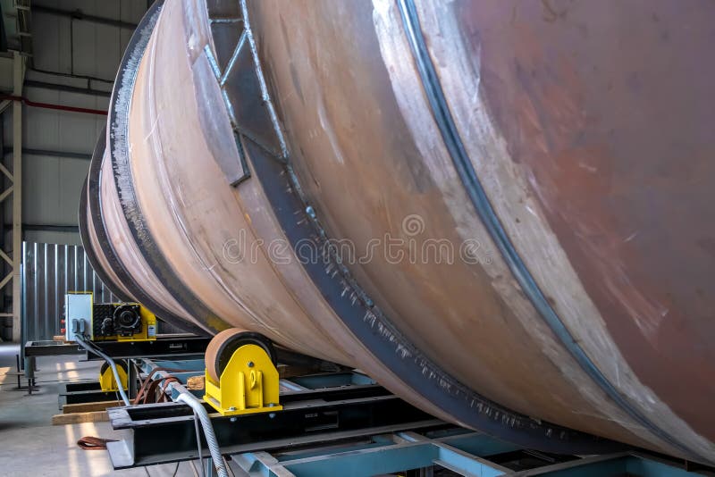 Submerged Welding. Automatic Welding. Automated Pipe Welding Process by ...