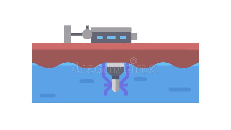 Submersible Launch, Underwater Operations, Vector Design Generative AI ...