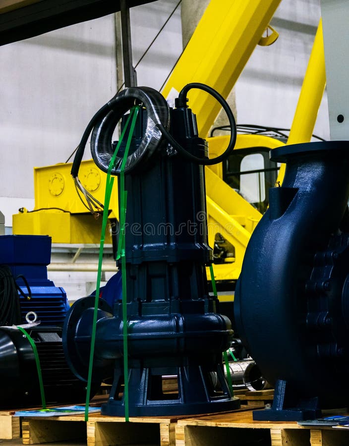 Submersible Pump Equipped with a Cable, Designed for Operation in a ...