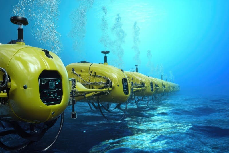 Submersibles Exploring Deep Ocean Environments during a Daytime ...