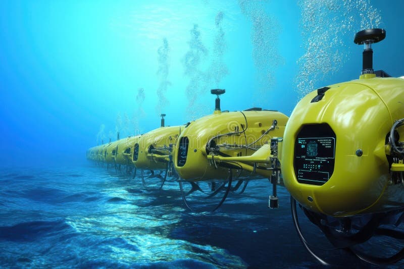 Submersibles Exploring Deep Ocean Environments during a Daytime ...