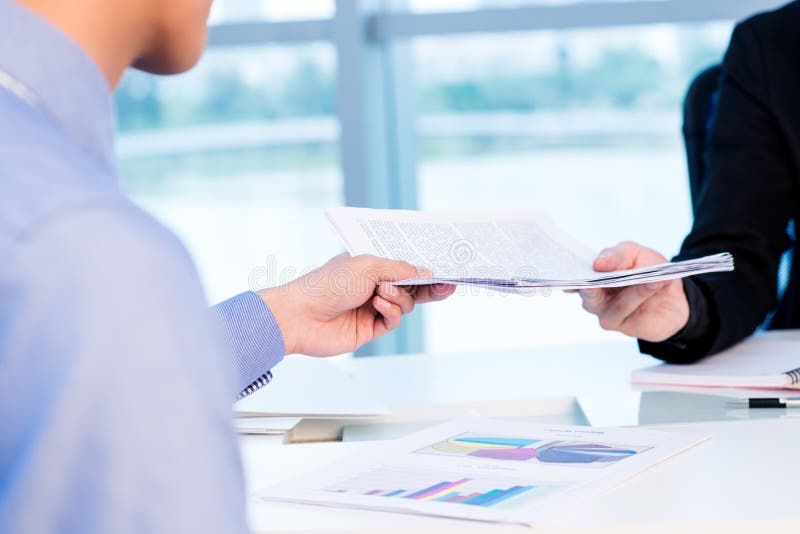 Submission of documents stock image. Image of graphic - 28375867