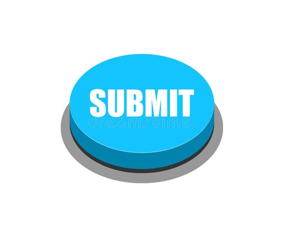 Submit button blue stock illustration. Illustration of buttons - 121192720