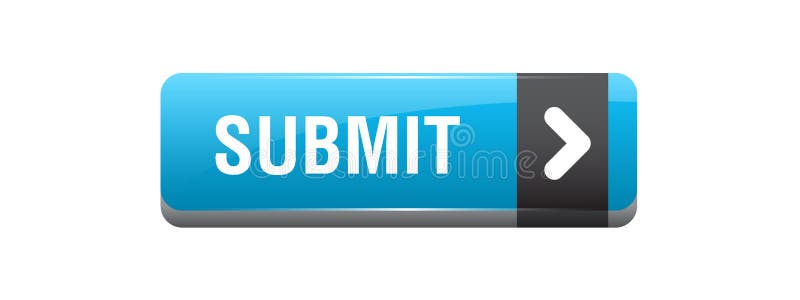 Submit button blue stock illustration. Illustration of check - 121192790