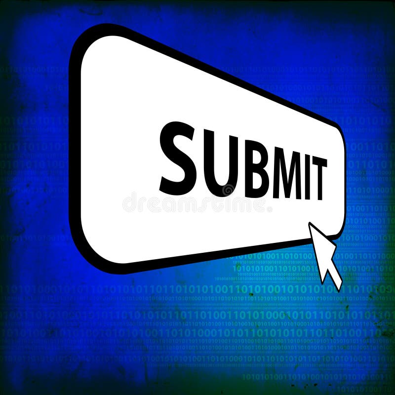 Submit Button stock illustration. Illustration of connectivity - 38129