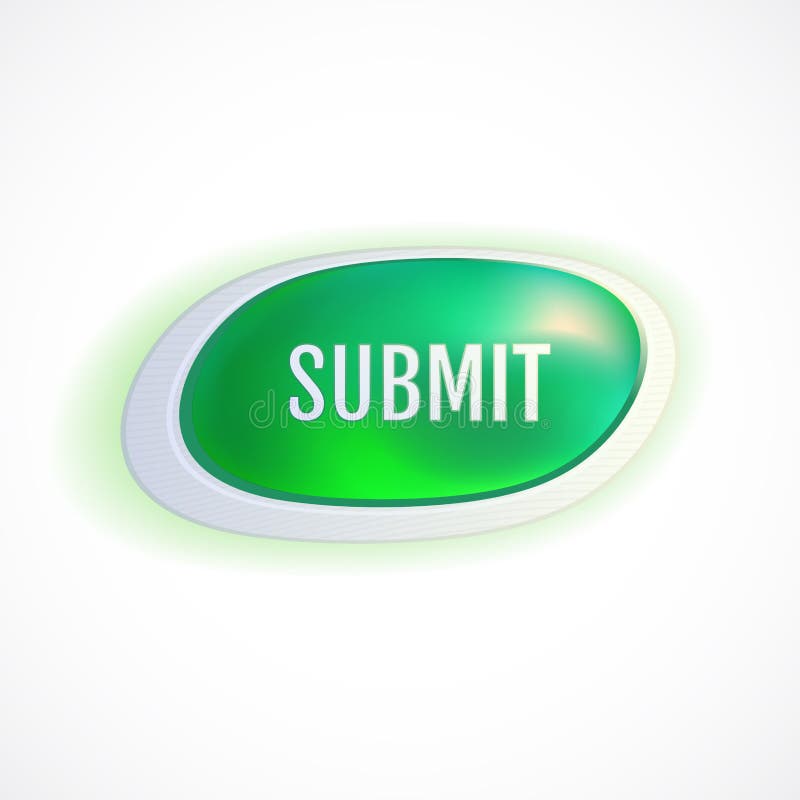 Submit button green stock illustration. Illustration of confirmed ...