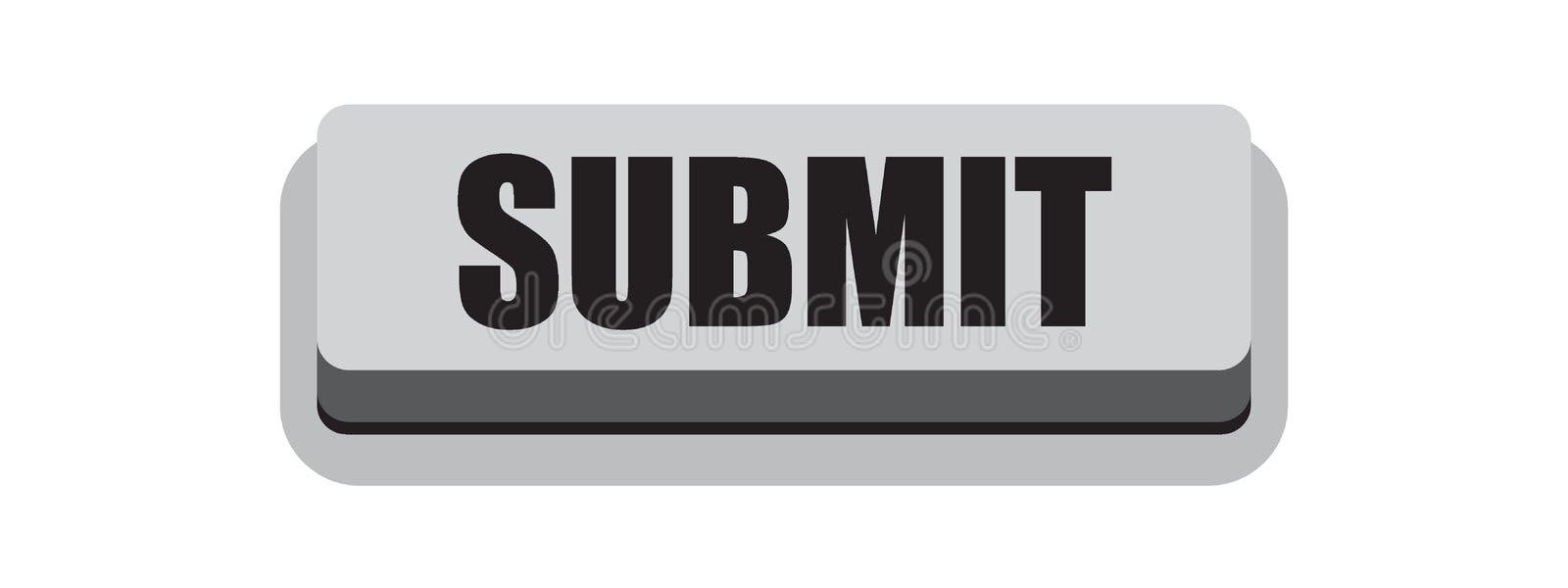 Submit button green stock illustration. Illustration of access - 121193341