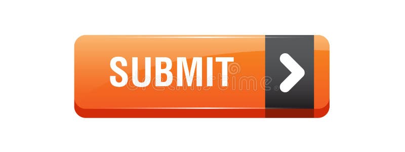 Submit button orange stock illustration. Illustration of check - 121192822