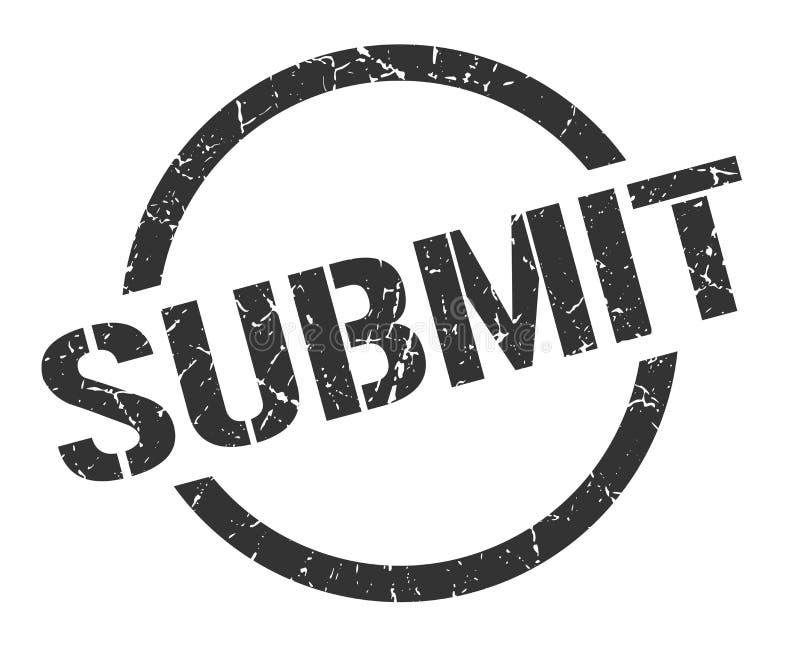 Submit stamp stock vector. Illustration of black, vintage - 136954184